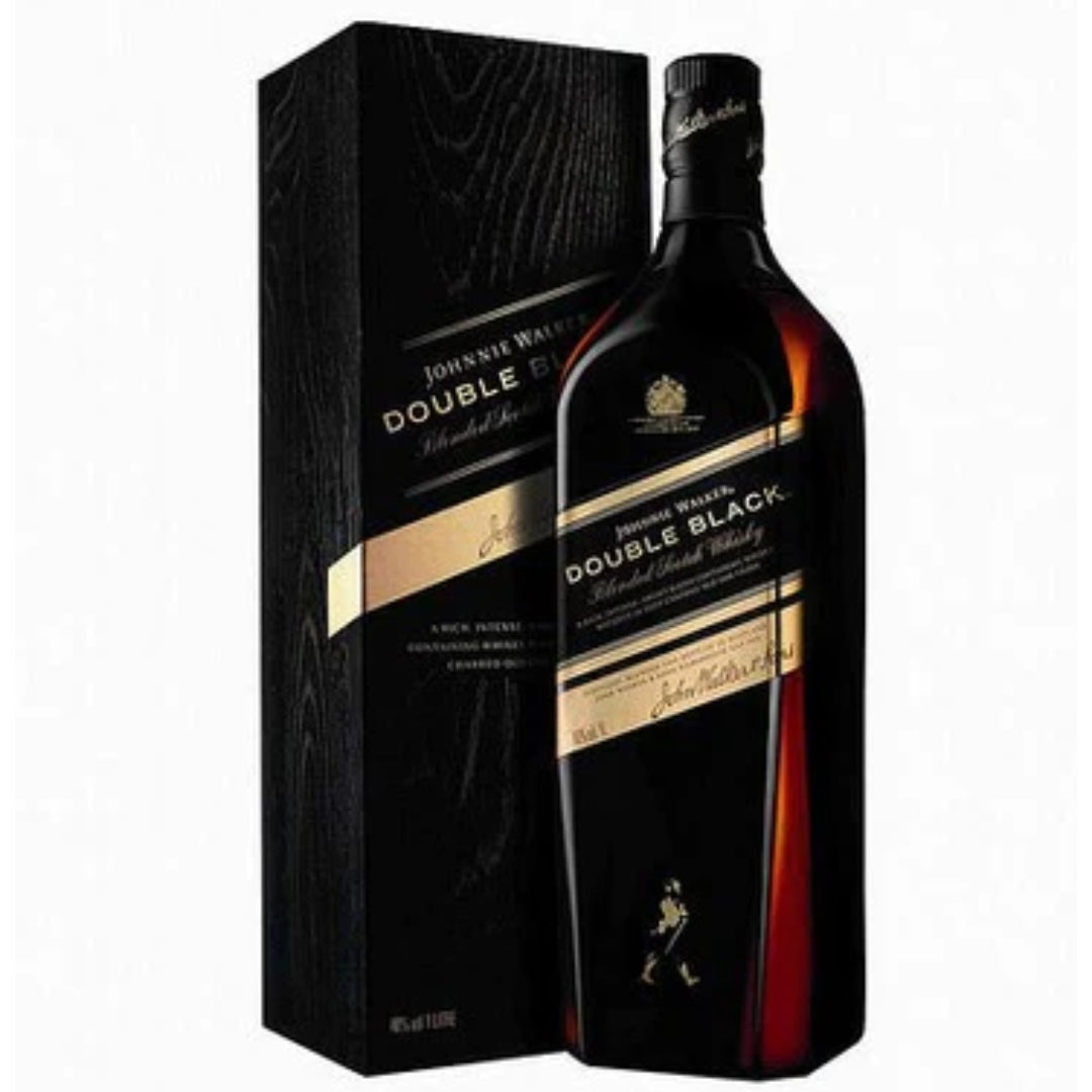Whisky Johnnie Walker DOUBLE BLACK LABEL Botella – Casa Del Ron